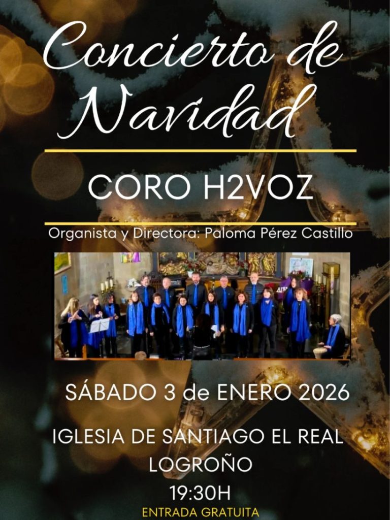 El Coro H2Voz ofrece su Concierto de Navidad en la iglesia de Santiago ...