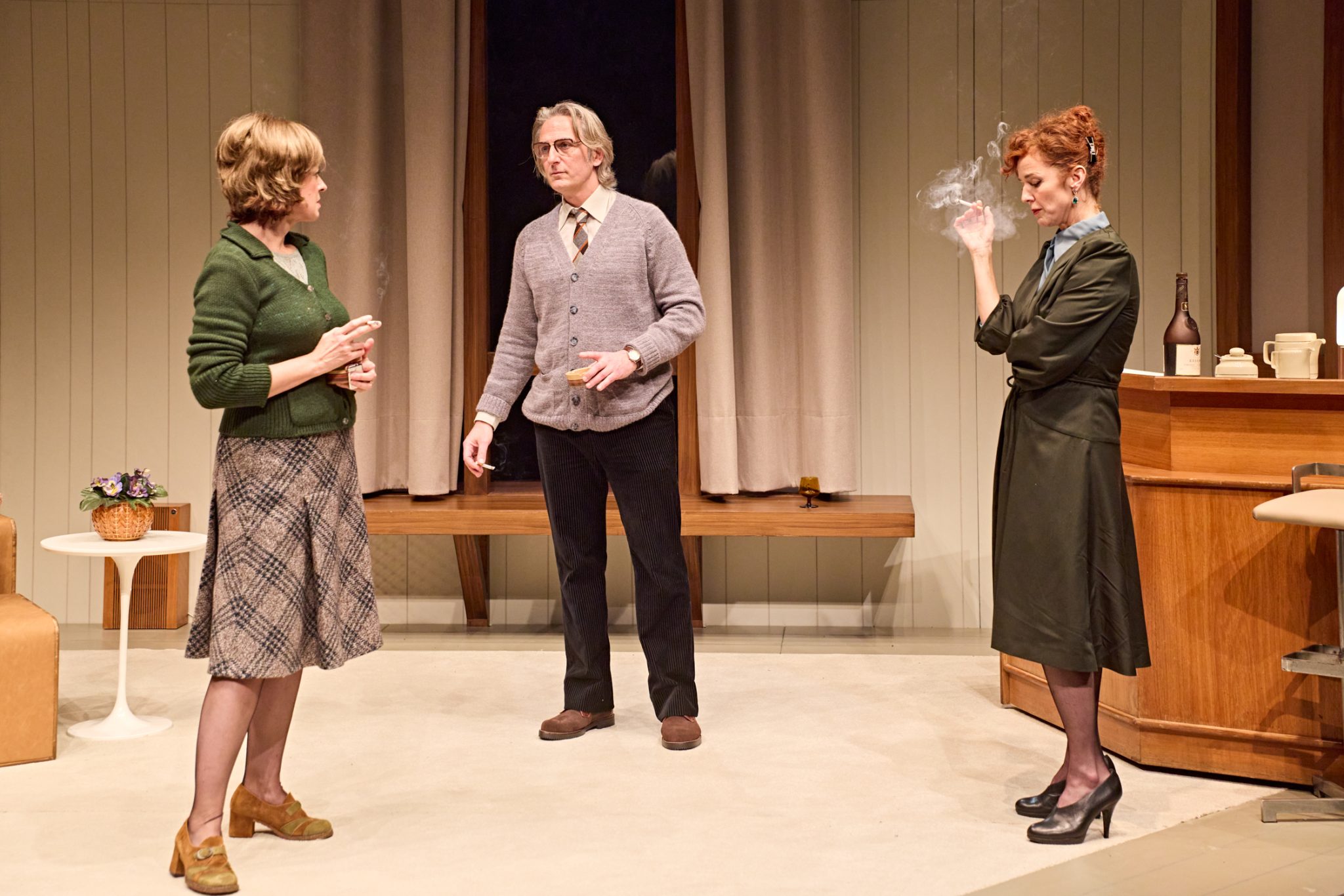 Viejos tiempos, teatro de Harold Pinter en el Teatro Bretón